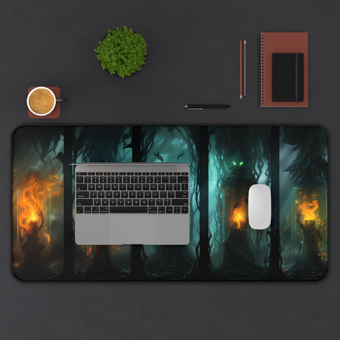 Dark Death Gothic Aesthetic Desk Decor Gaming Desk Accessories Dark ...