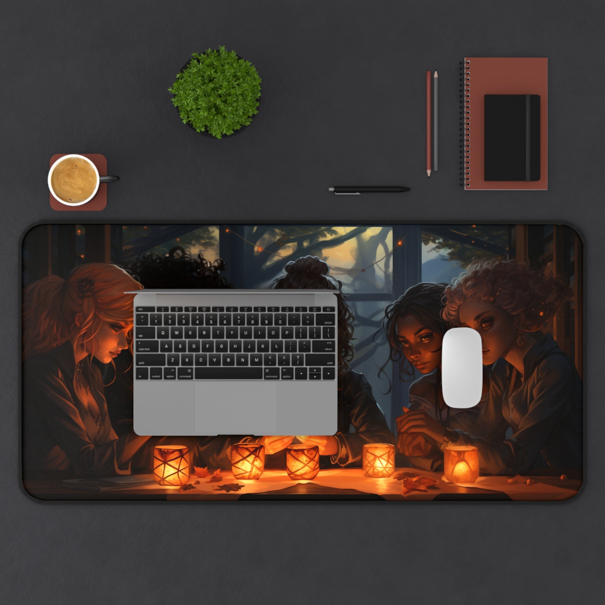 Seance Coven Halloweencore Aesthetic Desk Decor Gaming Desk Accessories ...