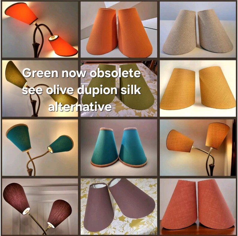 Scuttle Shades for Gooseneck Lamps (pair) *FREE POST SPECIAL - Etsy