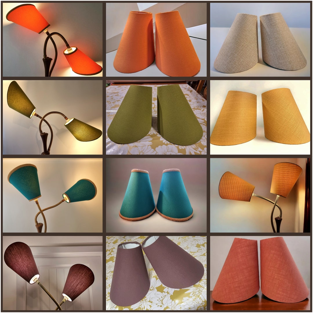 Scuttle Shades for Gooseneck Lamps (pair) *FREE POST SPECIAL - Etsy
