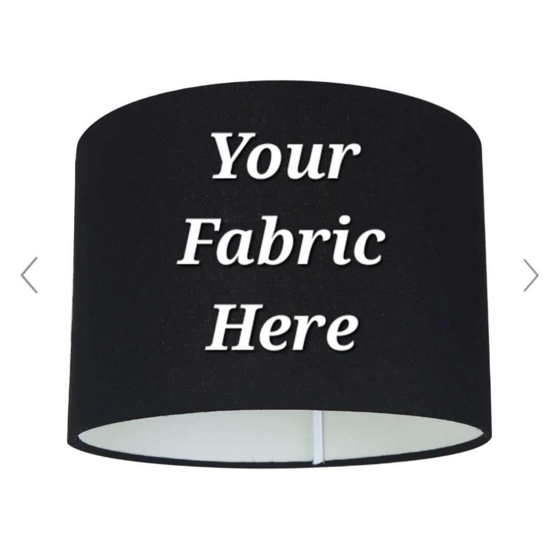 CUSTOM Made Lamp Shades Using YOUR Fabric * FREE Return Post!! * Design ...