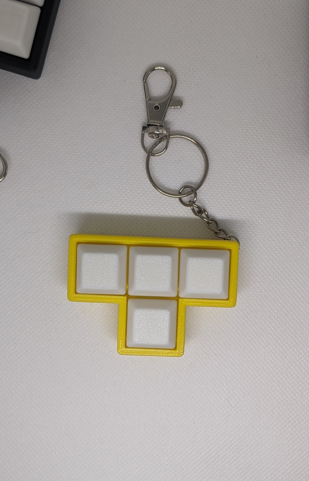 Custom Fidget Clicker 4 Key Fidget Keychain 3D Printed 4 Styles ASMR ...