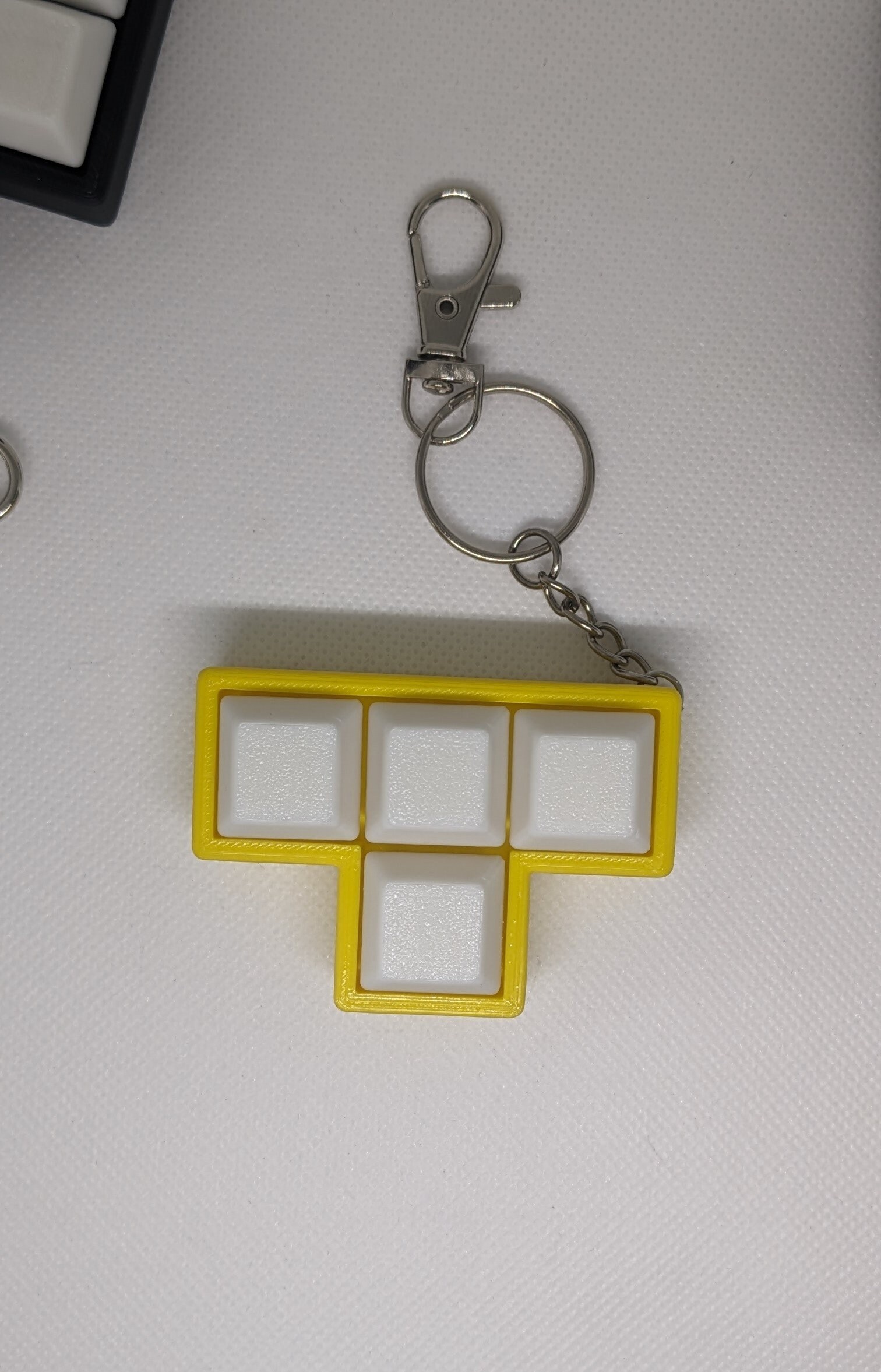 Custom Fidget Clicker 4 Key Fidget Keychain 3D Printed 4 Styles ASMR ...