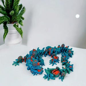 Infested Dragon Winged & Wingless | Multiple Options | Halloween Dragon ...