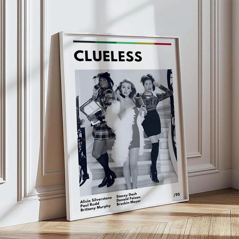Clueless Movie Poster: 90s Teen Film Art (digital Download) - Etsy
