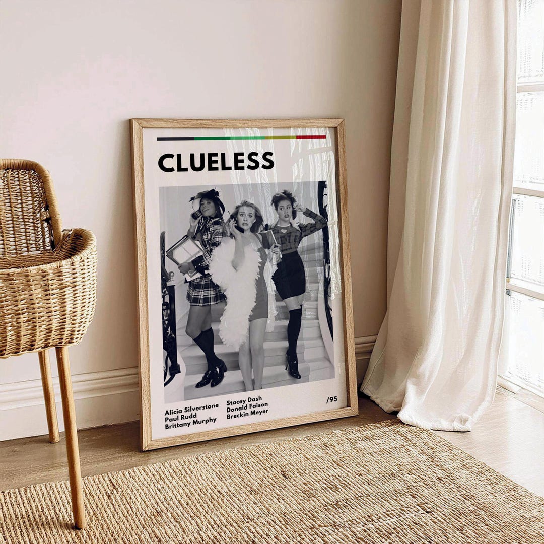 Clueless Movie Poster: 90s Teen Film Art (digital Download) - Etsy