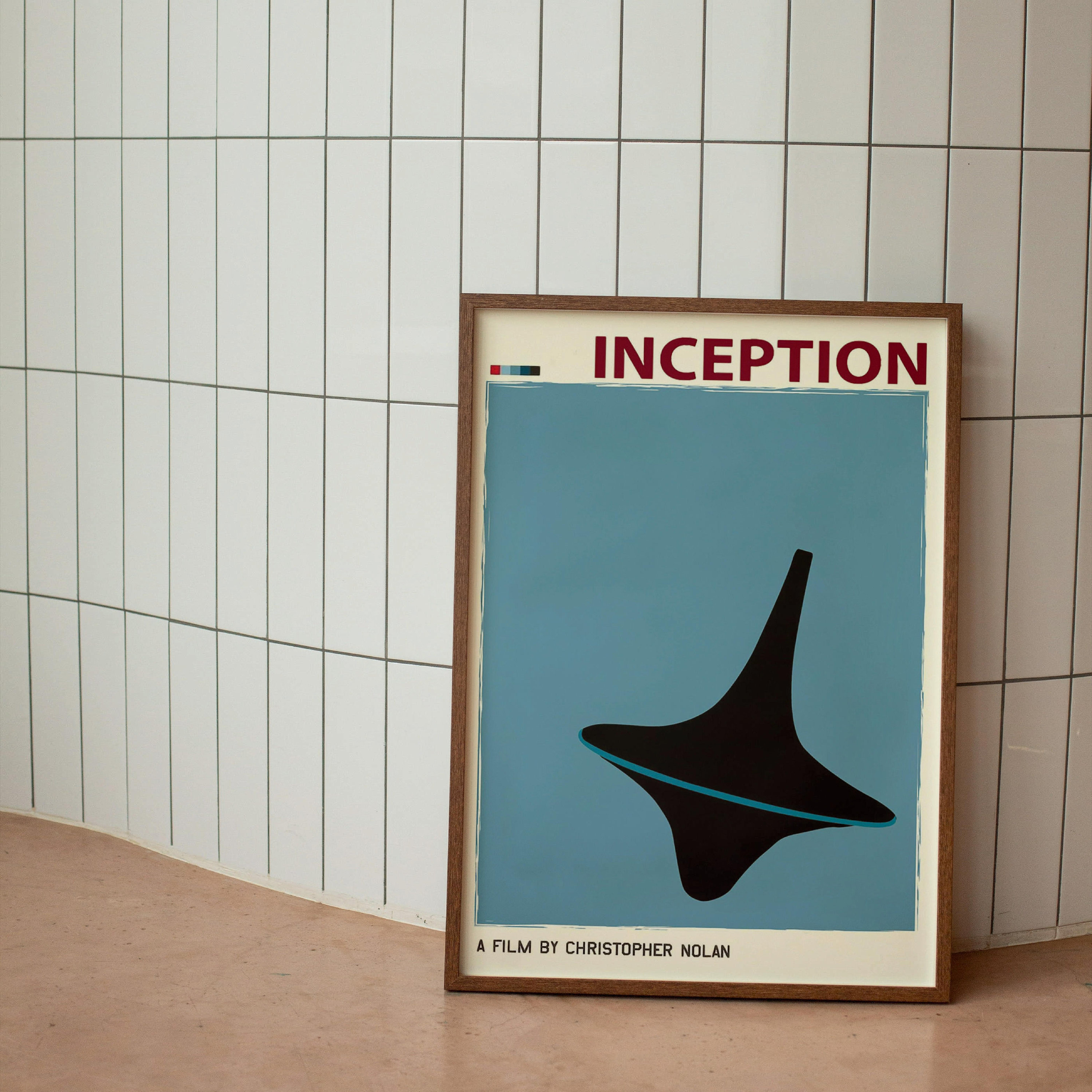 Inception Movie Poster Abstract Art Print Movie Wall Art Aesthetic ...