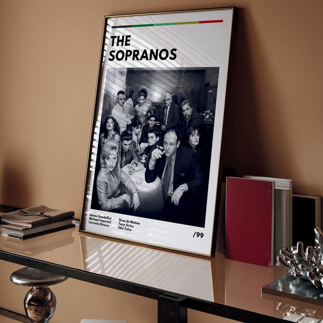The Sopranos Poster: Vintage Mafia TV Show Art (digital Download) - Etsy