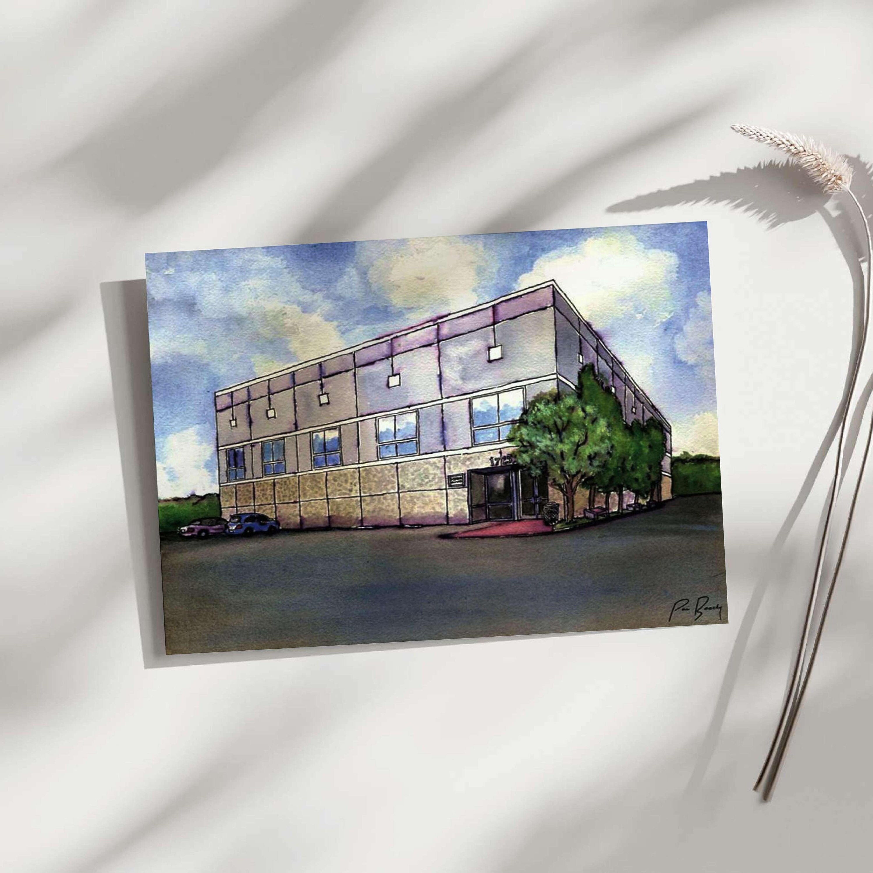 The Office TV Show Print: Dunder Mifflin Watercolor Art (digital ...
