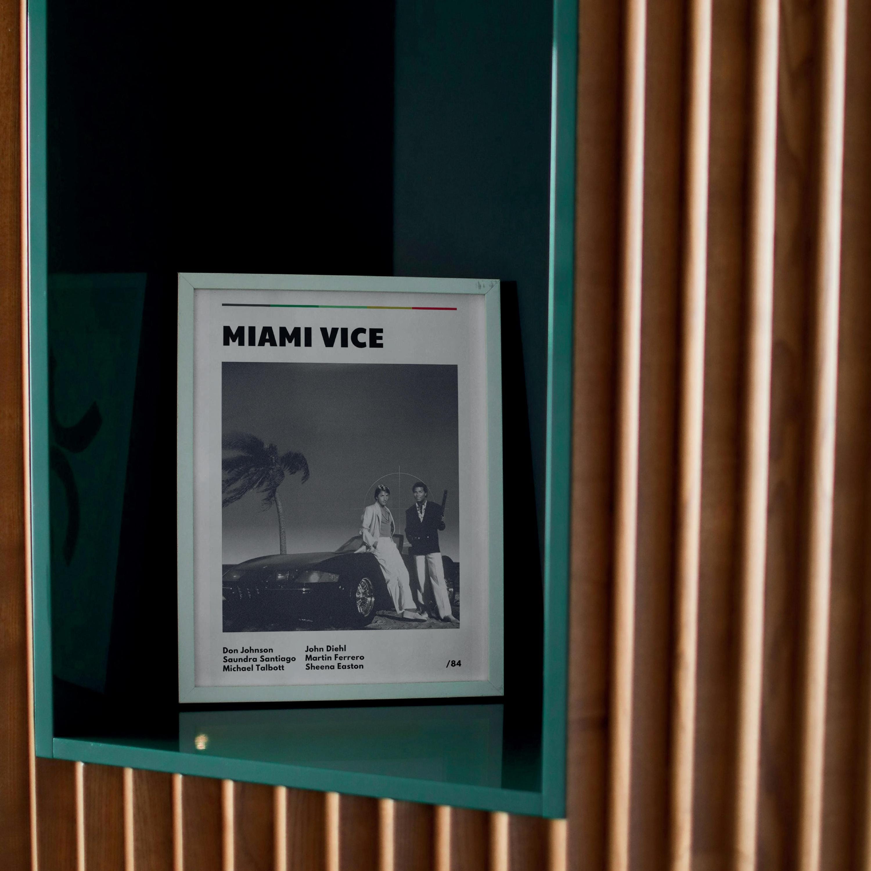 Miami Vice Poster, 80s TV Show Art Print (digital Download) - Etsy