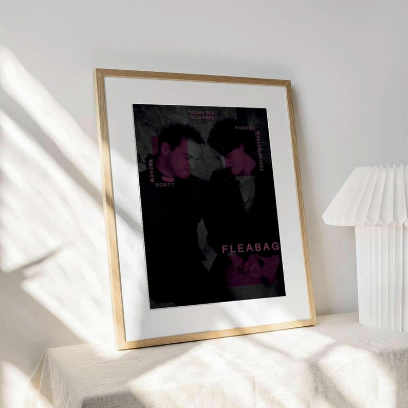 Fleabag Tv Show Poster Abstract Print Tv Show Poster Aesthetic Poster ...