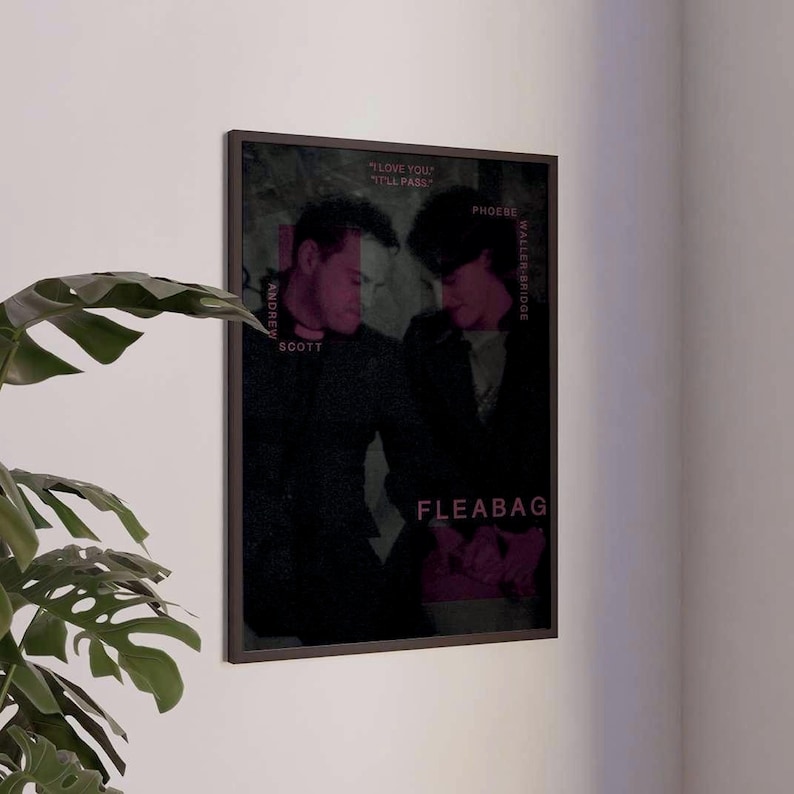 Fleabag Tv Show Poster Abstract Print Tv Show Poster Aesthetic Poster ...