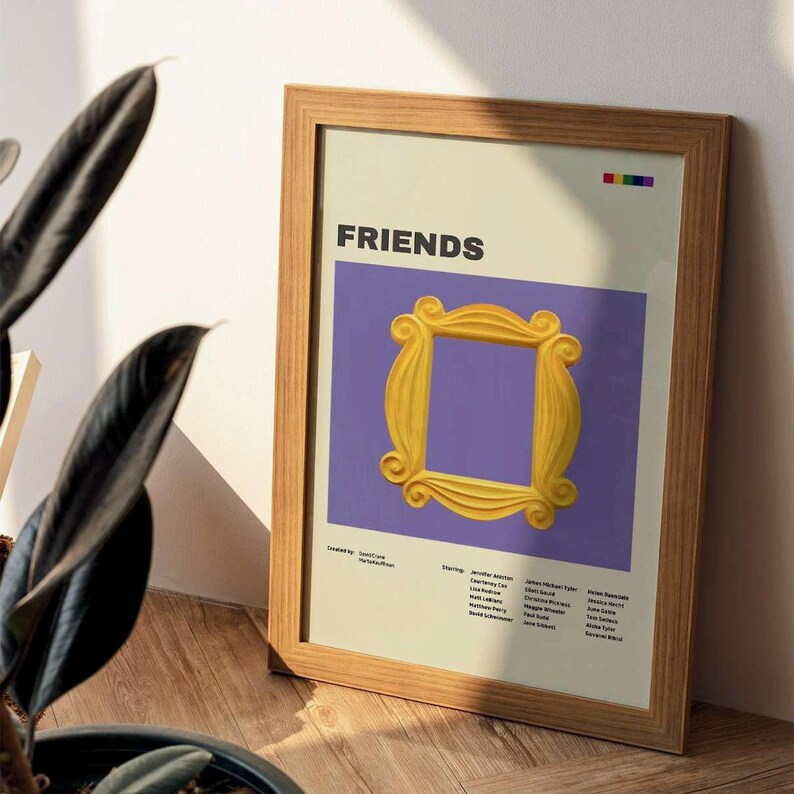 Friends TV Show Poster: Minimalist Apartment Decor (digital Download ...