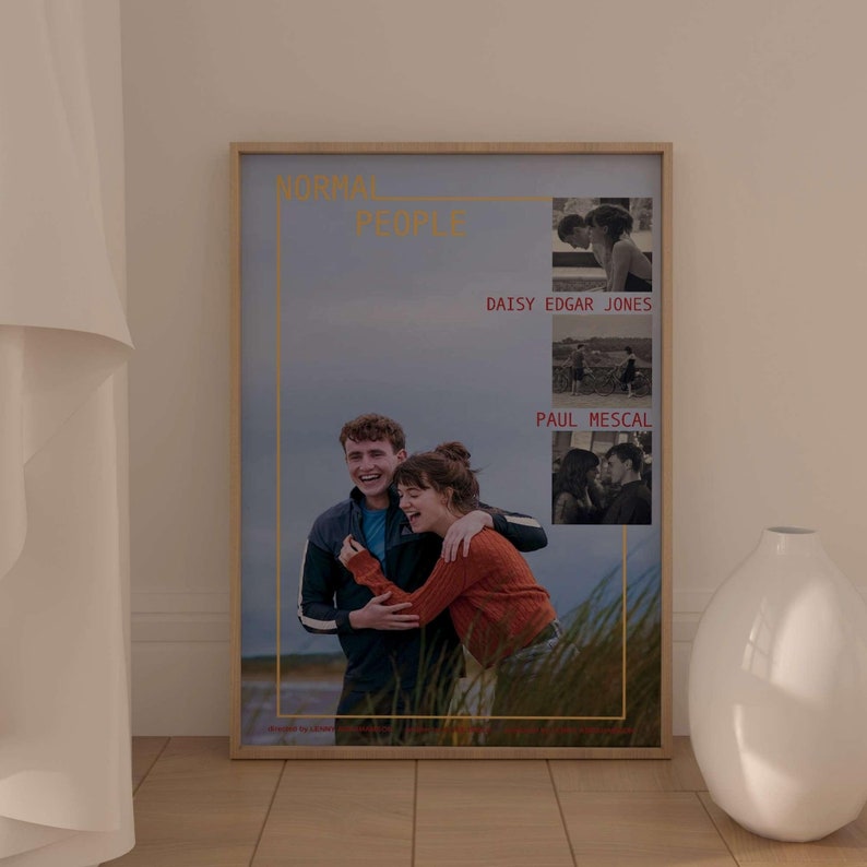 Normal People TV Series Poster | Minimalist Aesthetic Wall Art (digital ...