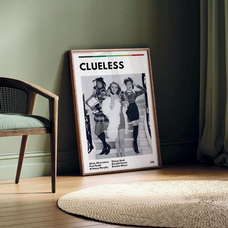 Clueless Movie Poster: 90s Teen Film Art (digital Download) - Etsy