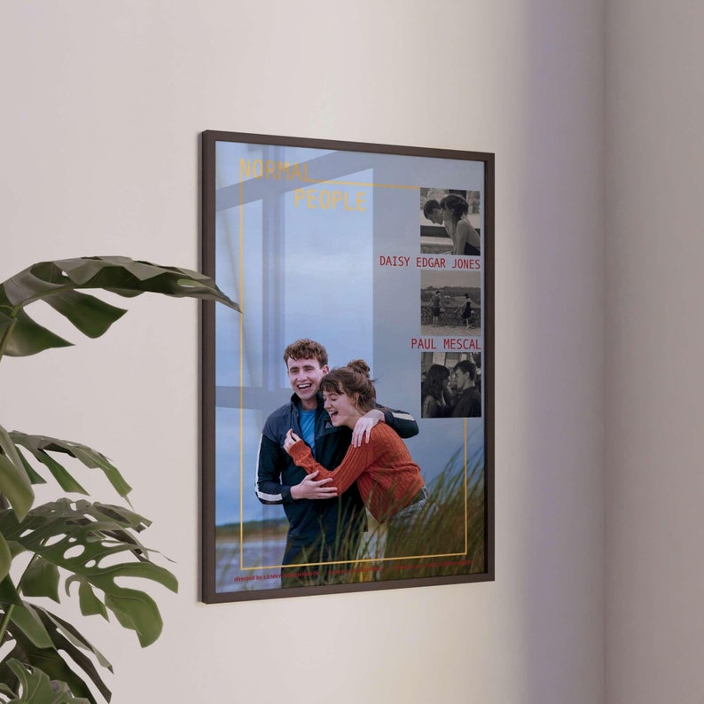 Normal People TV Series Poster | Minimalist Aesthetic Wall Art (digital ...