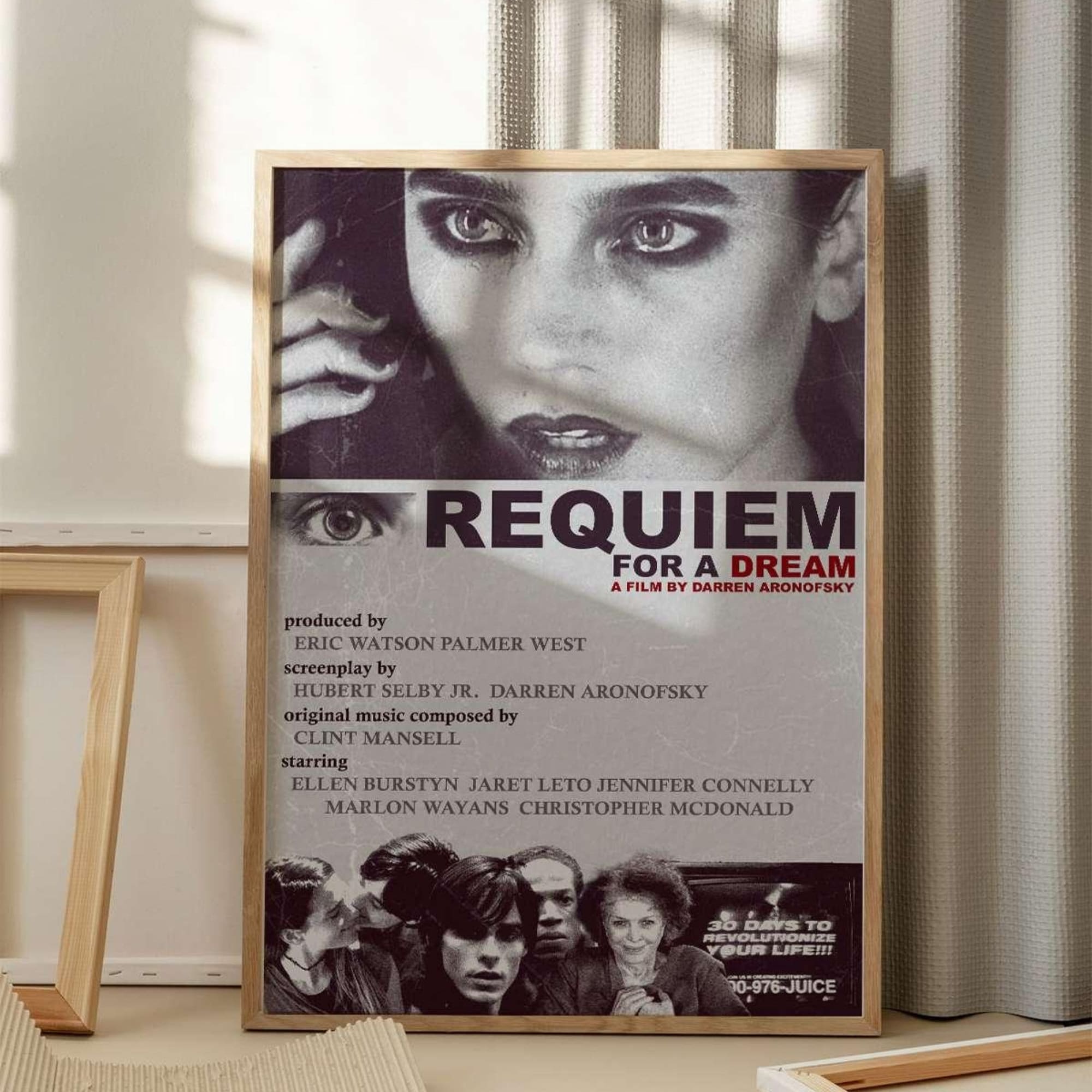 Requiem for A Dream Poster Movie Poster Darren Aronofsky Retro Movie ...