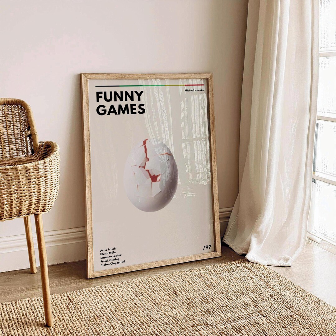 Pôster do filme Funny Games: Impressão artística minimalista (download ...