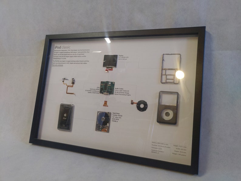 Ipod Classic Exploded View Teardown Dissassembled 3D Artwork 2009 Ipod ...