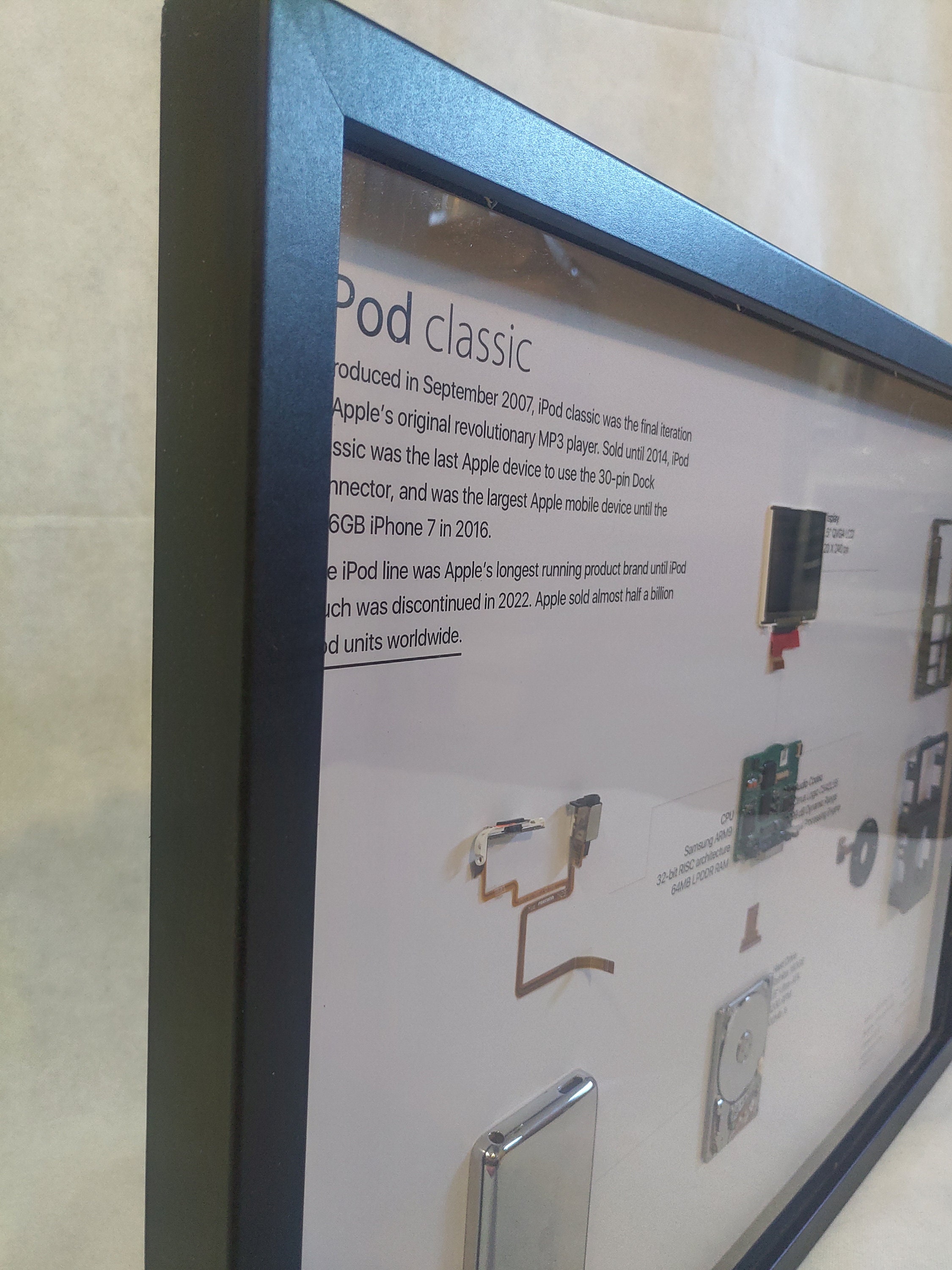 Ipod Classic Teardown 3D Artwork: Wall-mount Display - Etsy