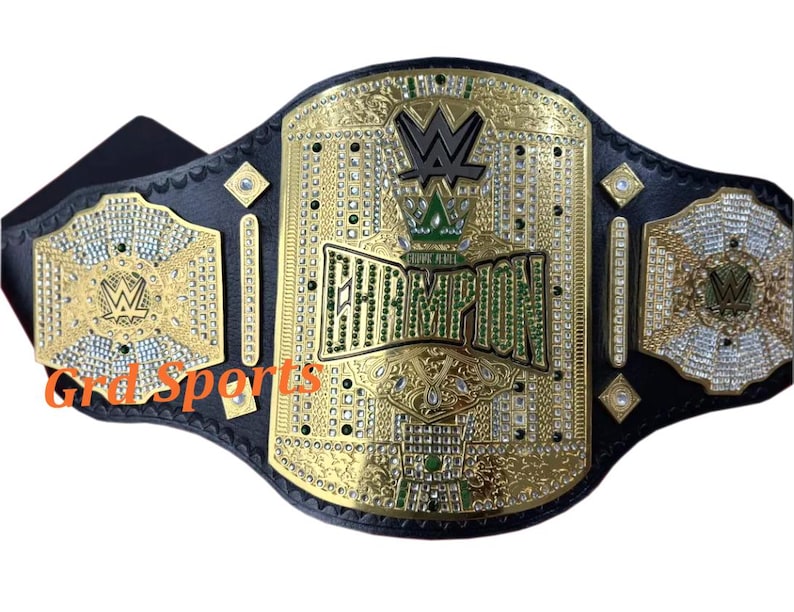 New Crown Jewel Heavyweight Wrestling Championship Belt 4mm Zinc - Etsy