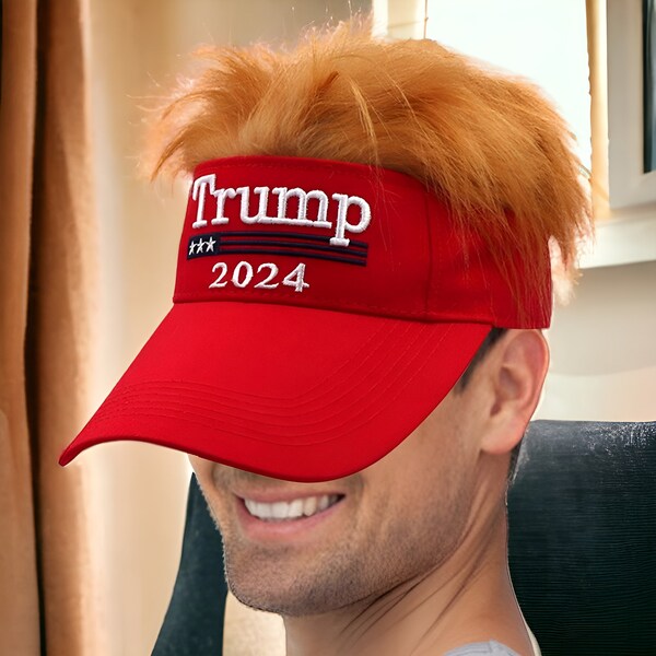 Trump Hat With Hair - Etsy