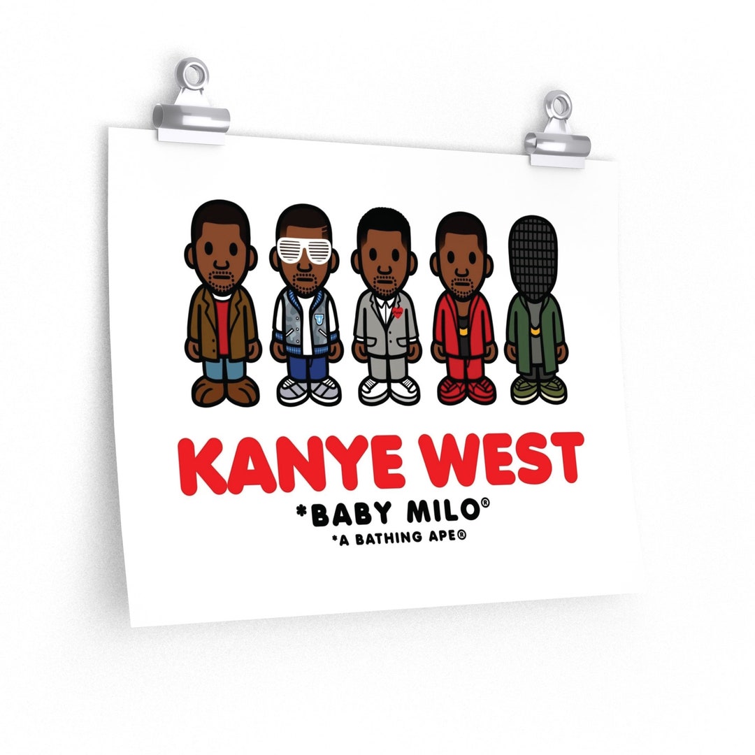 Legendary Fusion: Kanye West X Baby Milo A Creative - Etsy
