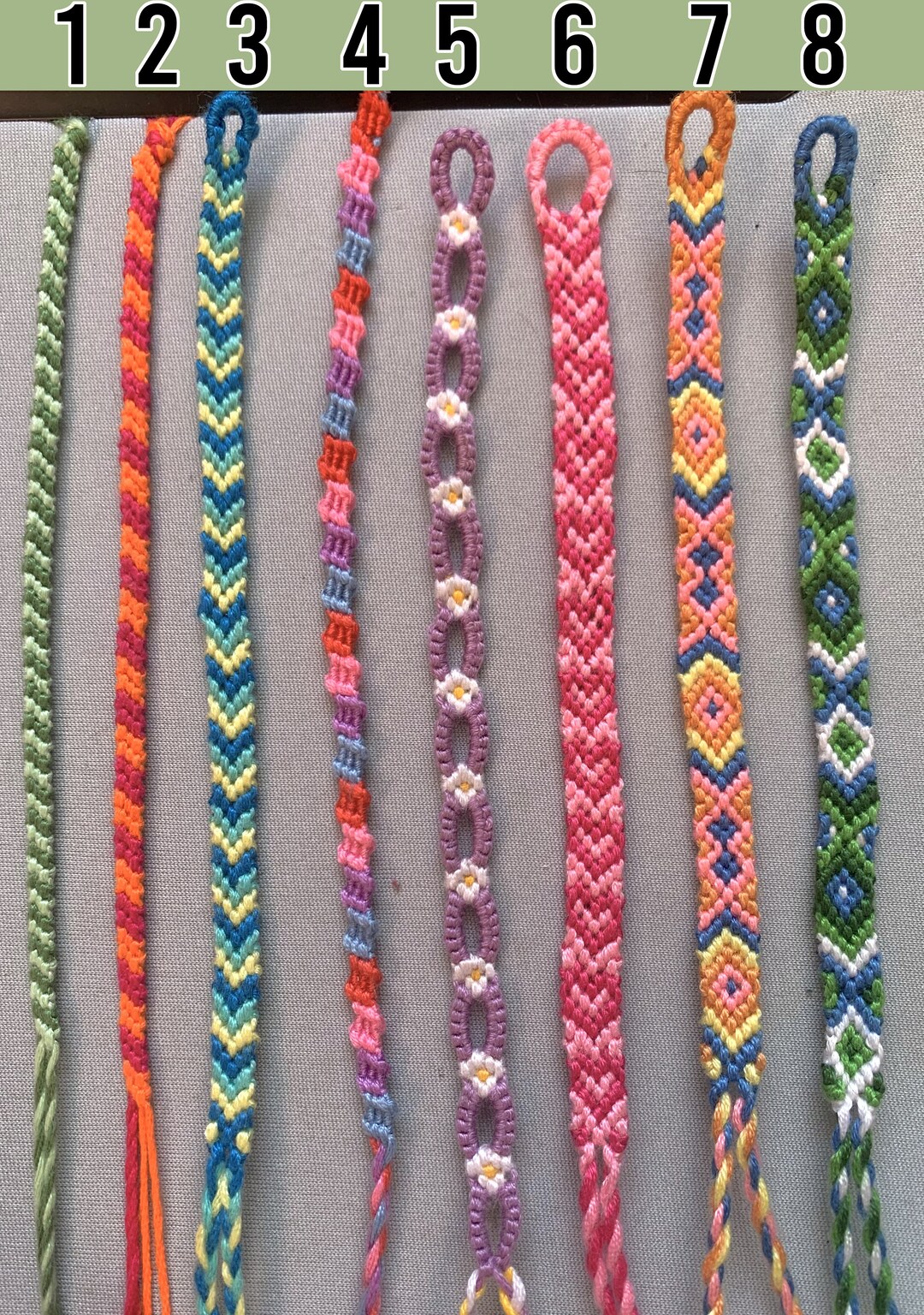 Custom Friendship Bracelets With the Colors of Your Choice. - Etsy