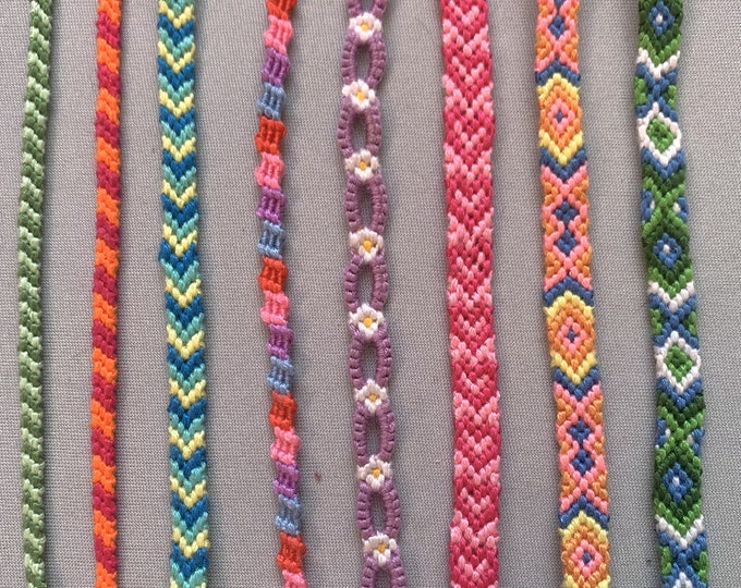 Custom Friendship Bracelets With the Colors of Your Choice. - Etsy