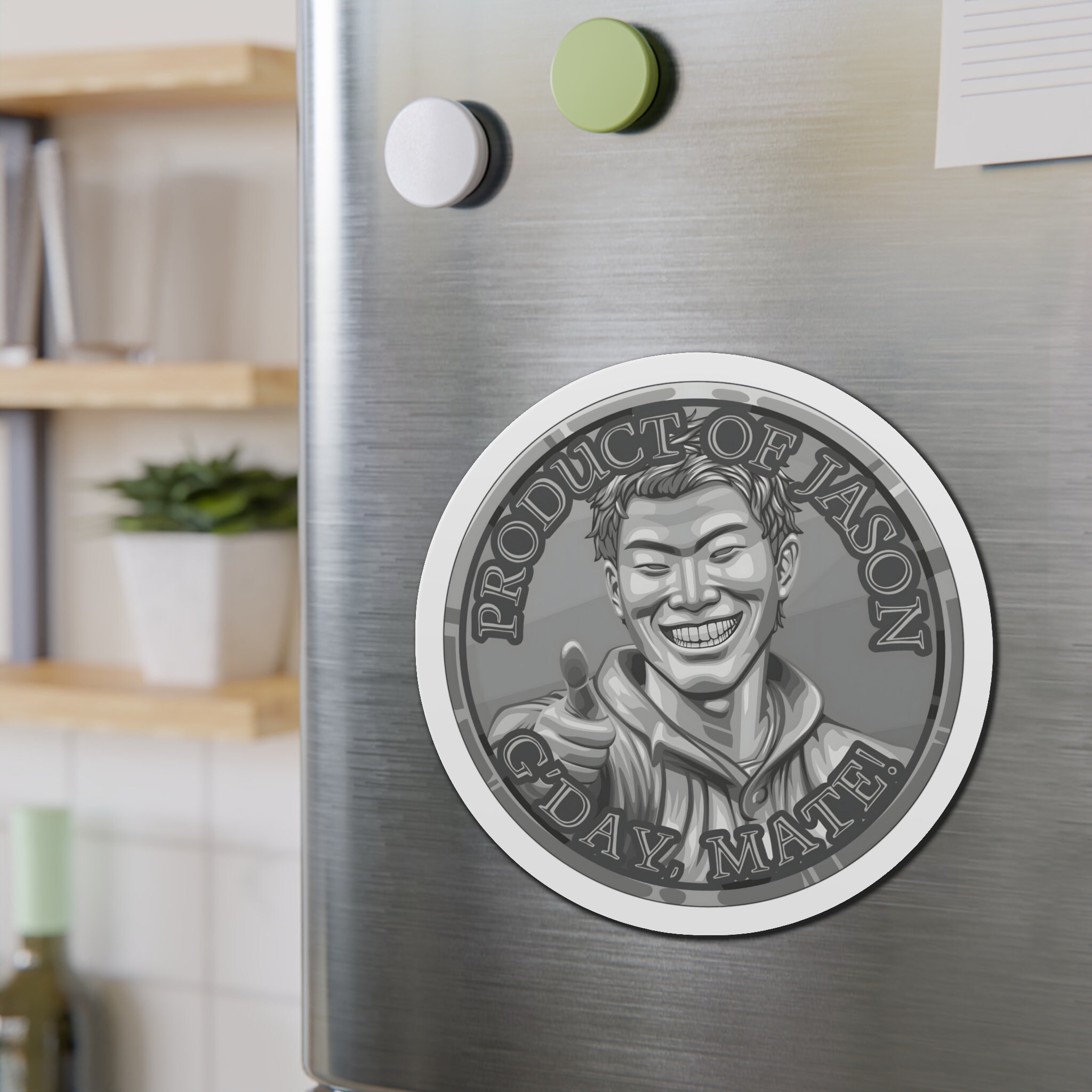 Silver Spirit Coin Magnet of He Who Fights With Monsters Jason Asano ...