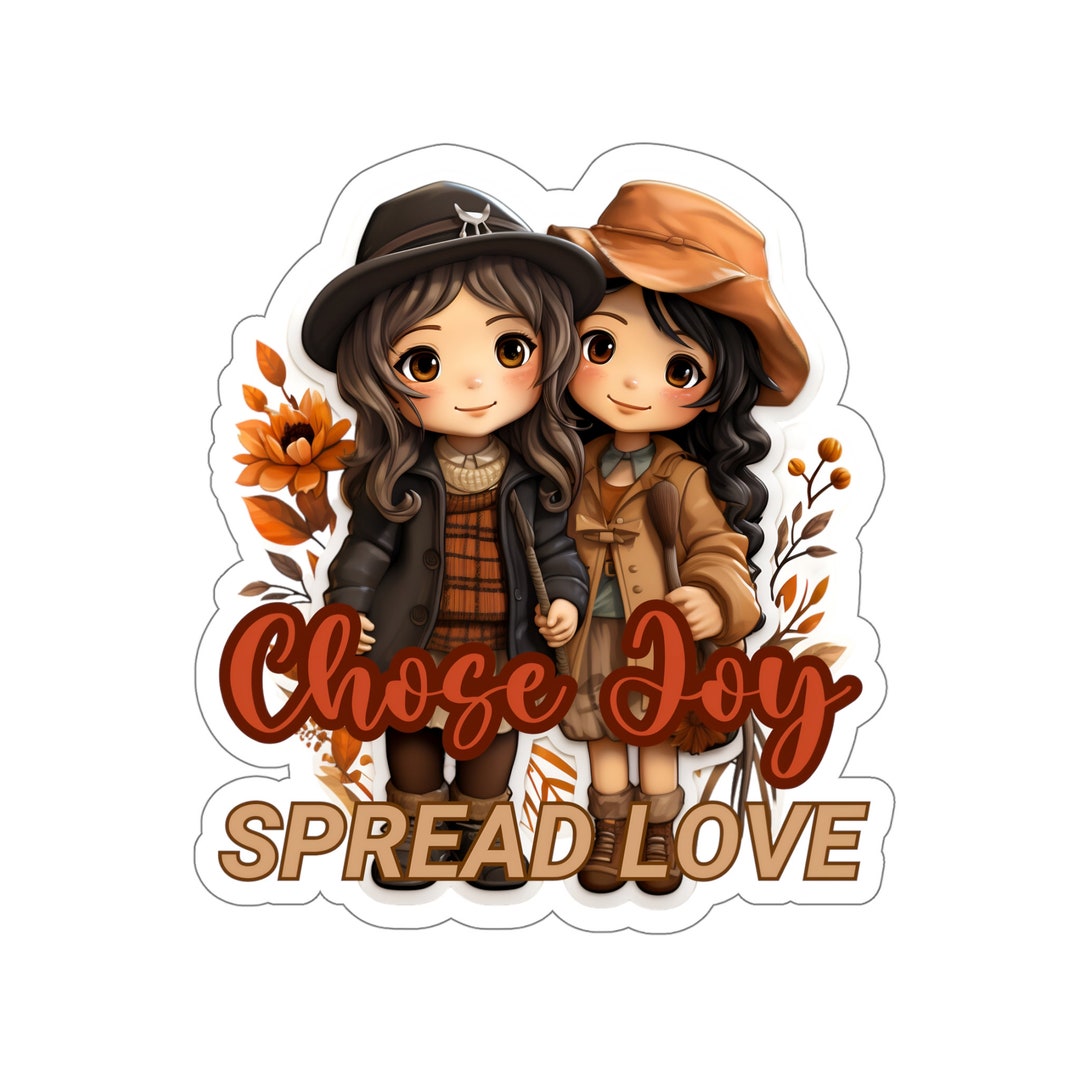 Chose Joy Spread Love Sticker Tumbler Stickers Water Bottle - Etsy