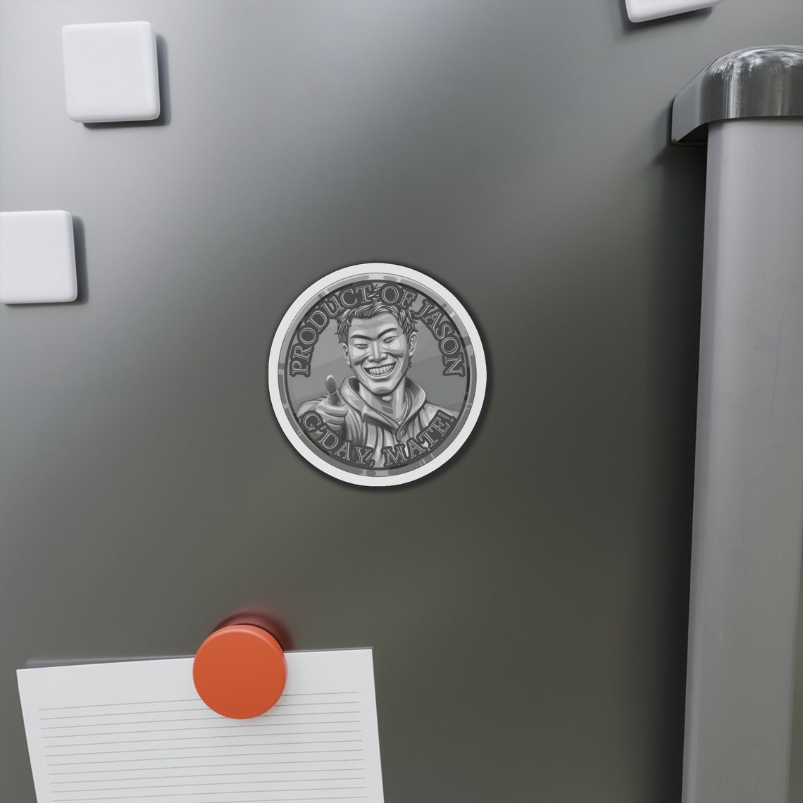 Silver Spirit Coin Magnet of He Who Fights With Monsters Jason Asano ...