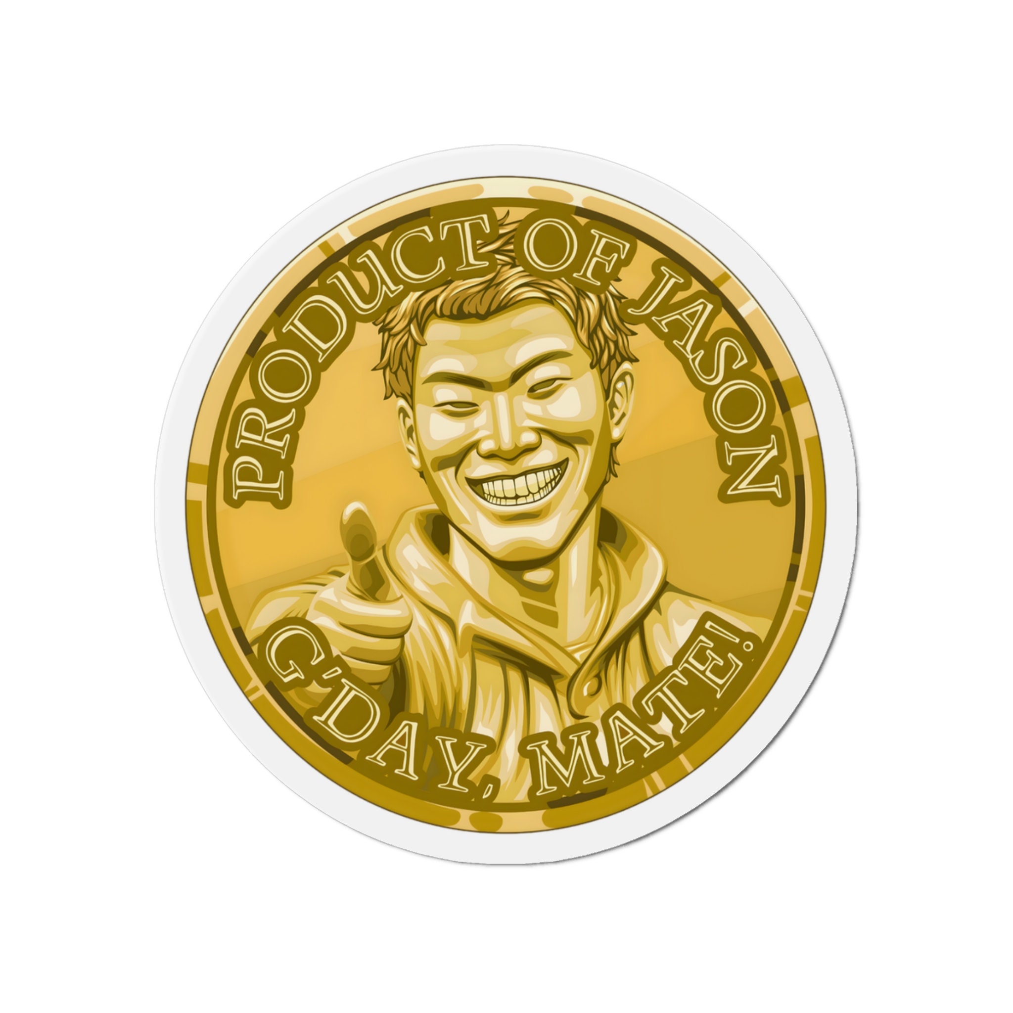 Gold Spirit Coin Magnet of He Who Fights With Monsters Jason Asano Gold ...