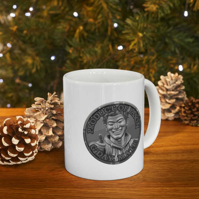 Iron Spirit Coin Coffee Mug of He Who Fights With Monsters Jason Asano ...