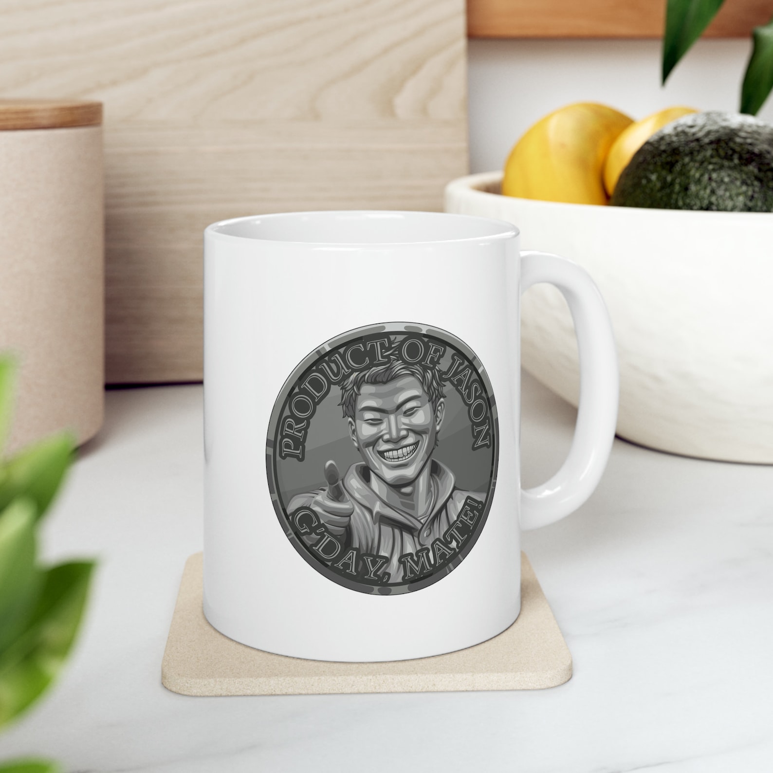 Iron Spirit Coin Coffee Mug of He Who Fights With Monsters Jason Asano ...
