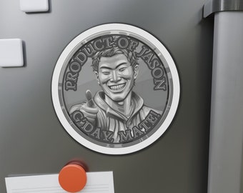 Silver Spirit Coin Sticker of He Who Fights With Monsters Jason Asano ...