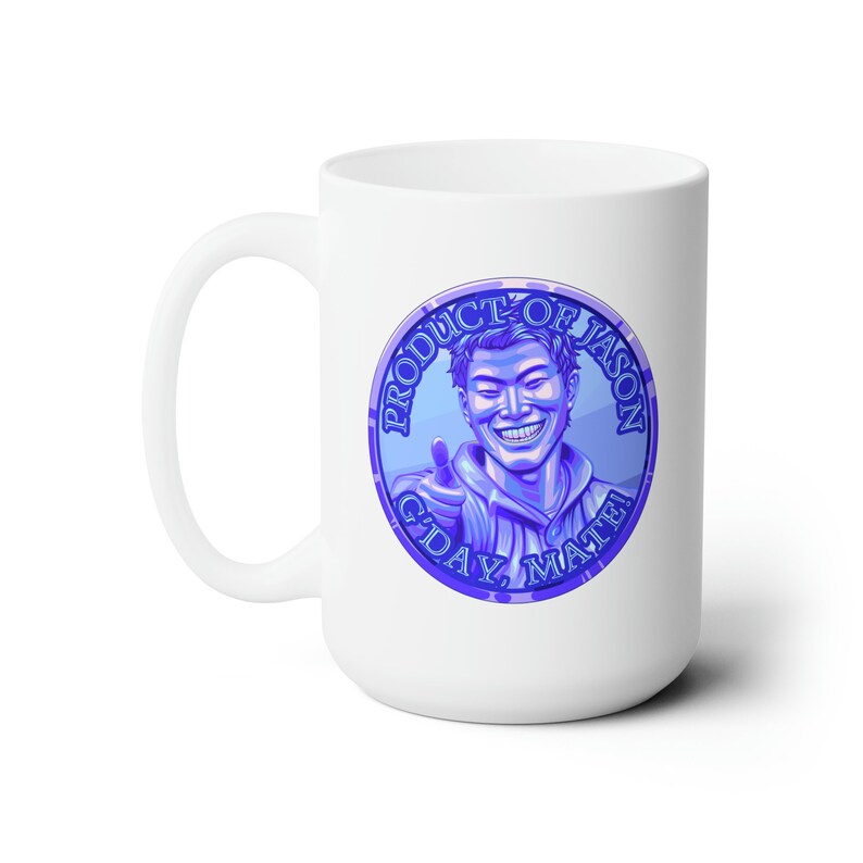 Diamond Spirit Coin 15 Oz Coffee Mug of He Who Fights With Monsters ...