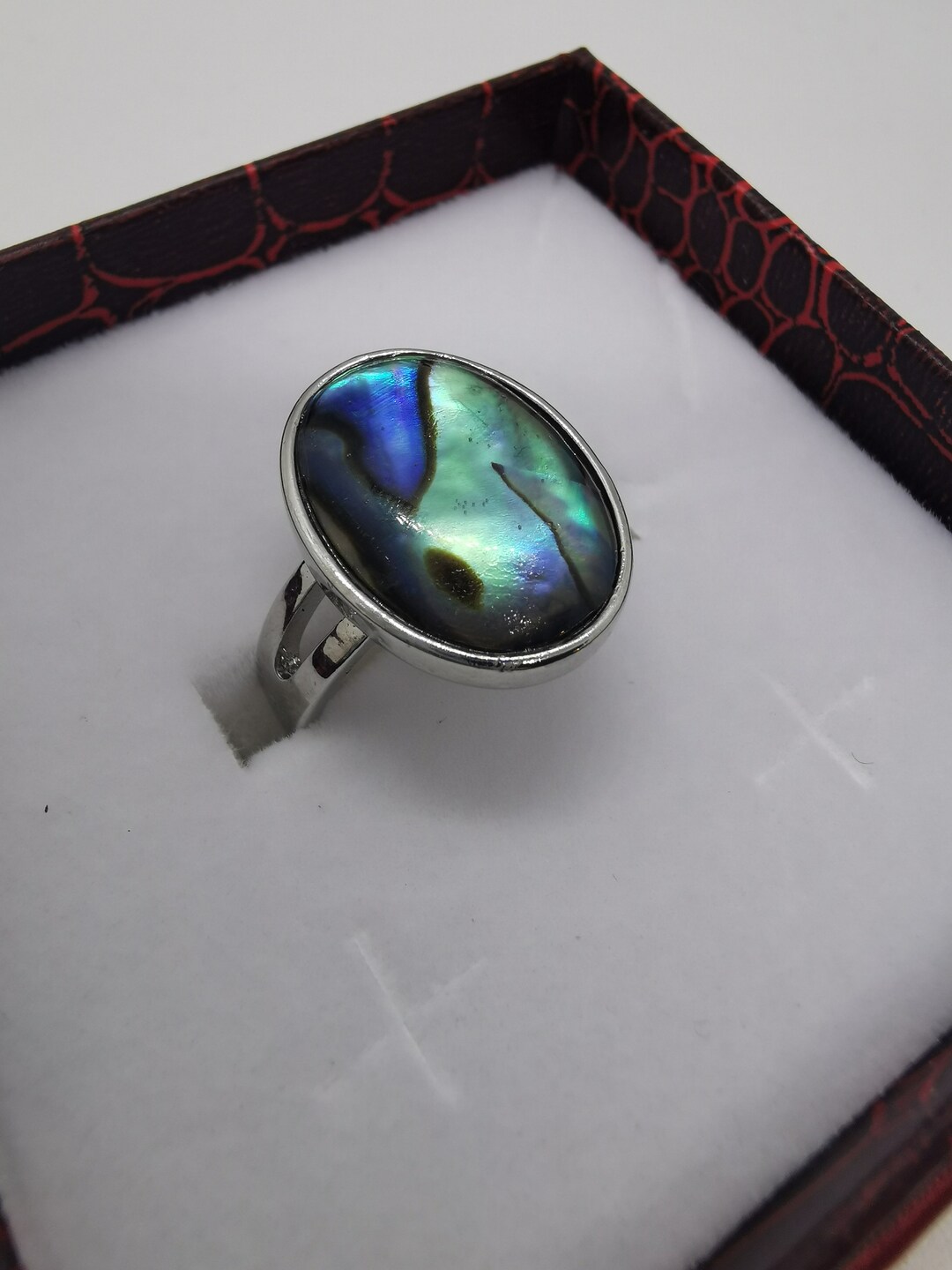 Adjustable Paua Shell Ring, Maori Jewelry, Handmade Gift for Nature ...
