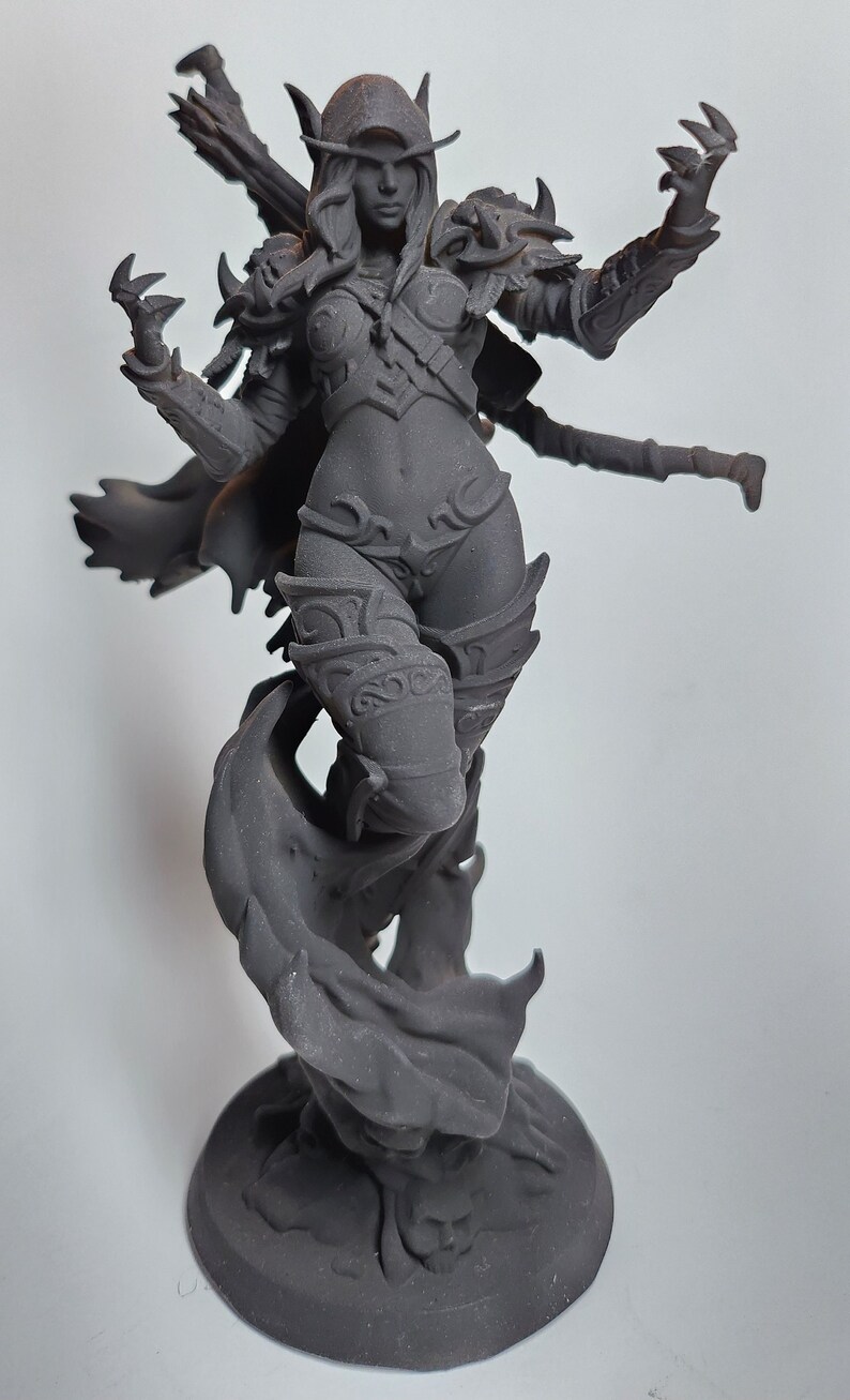 Modelo de impresión 3D mujer elfa guardabosques guerrera - Etsy México