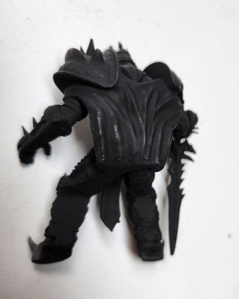 Arthas Fanart 3d Printed Model of Fantasy Warrior, King of Ice, Frost ...