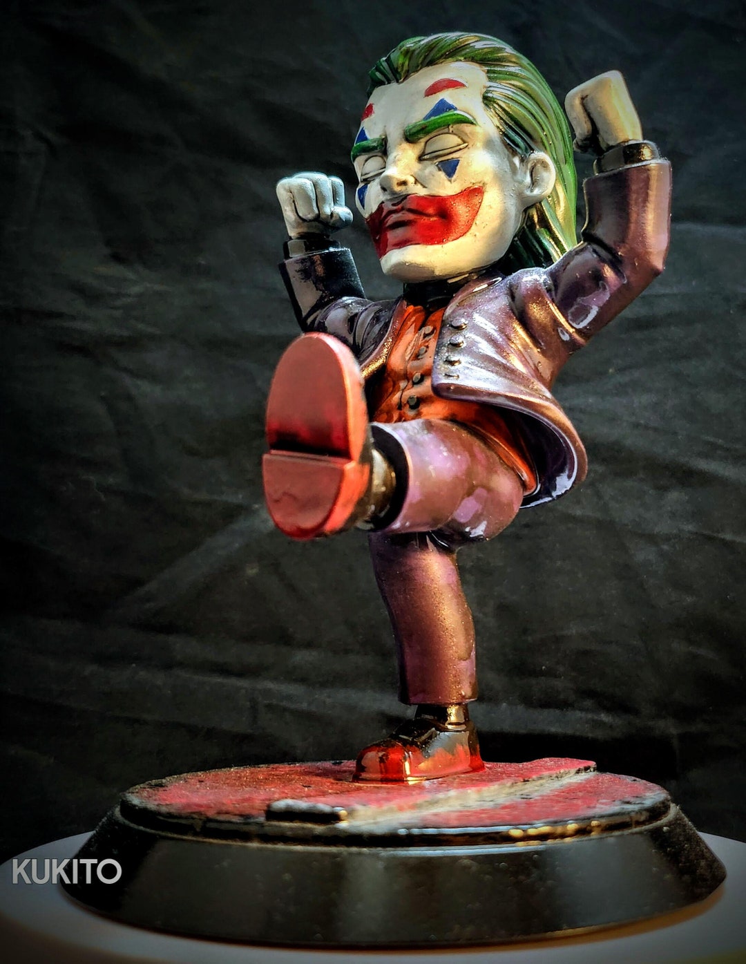 Joker Resin Figurine Hand-painted Gloss Finish 15cm Durable Abs-like ...