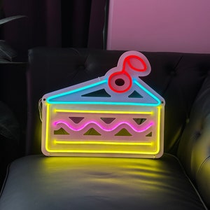 Cake Neon | Wall Art Cake Neon Sign | Dessert Neon | Cake Shop Neon ...