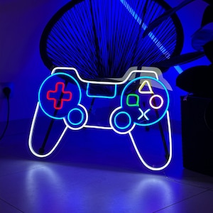 Gamepad Neon Sign | Gamer Custom Neon Sign | Joystick Neon Sign | Neon ...