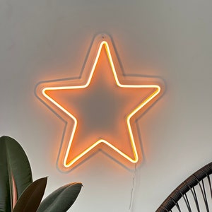 Star Space Kid Room Decoration | Star Neon Sign | Star Neon Light | LED ...