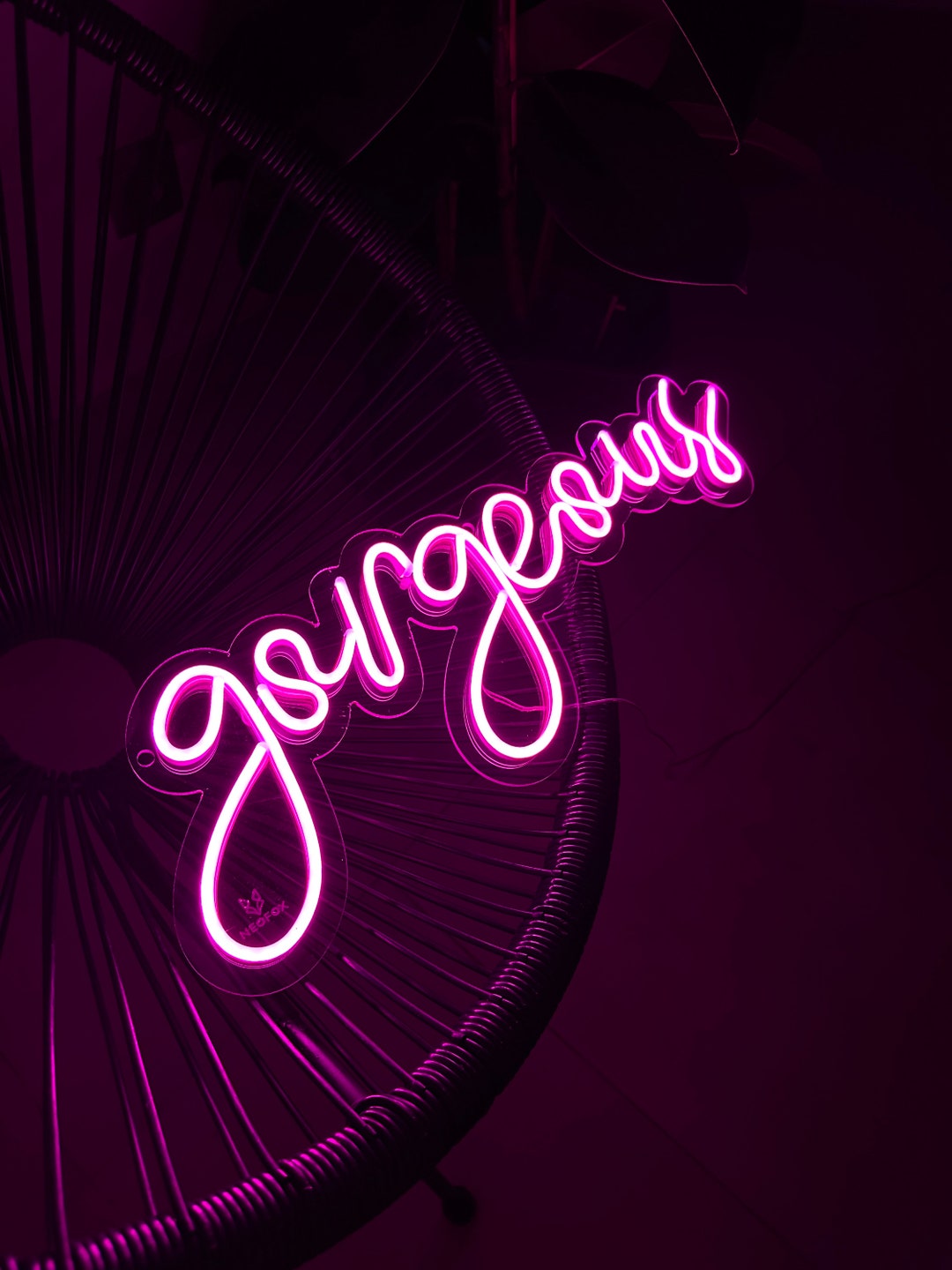 Gorgeous Neon Sign | Night Lights Neon Signs Gorgeous | Gorgeous ...