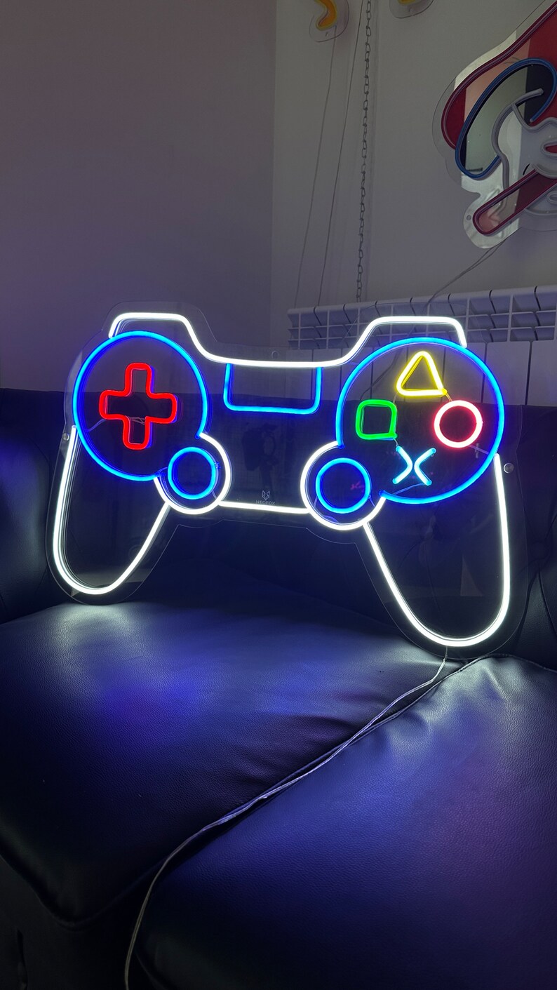 Joystick Neon Sign | Gamepad Neon Sign | Gamer Custom Neon Sign ...