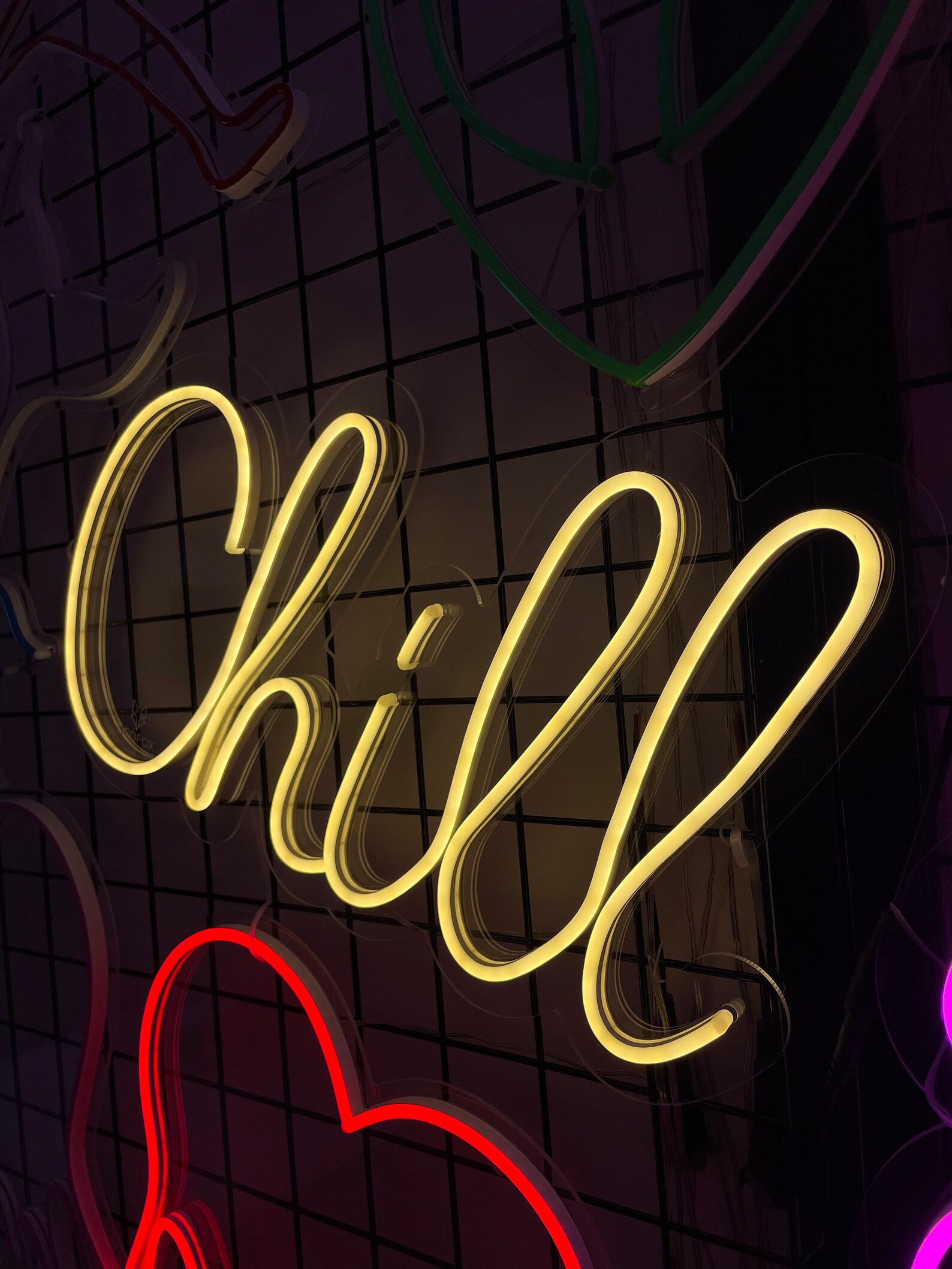 Neon Sign Chill | Night Lights Neon Signs Chill | Chill Room Decor ...