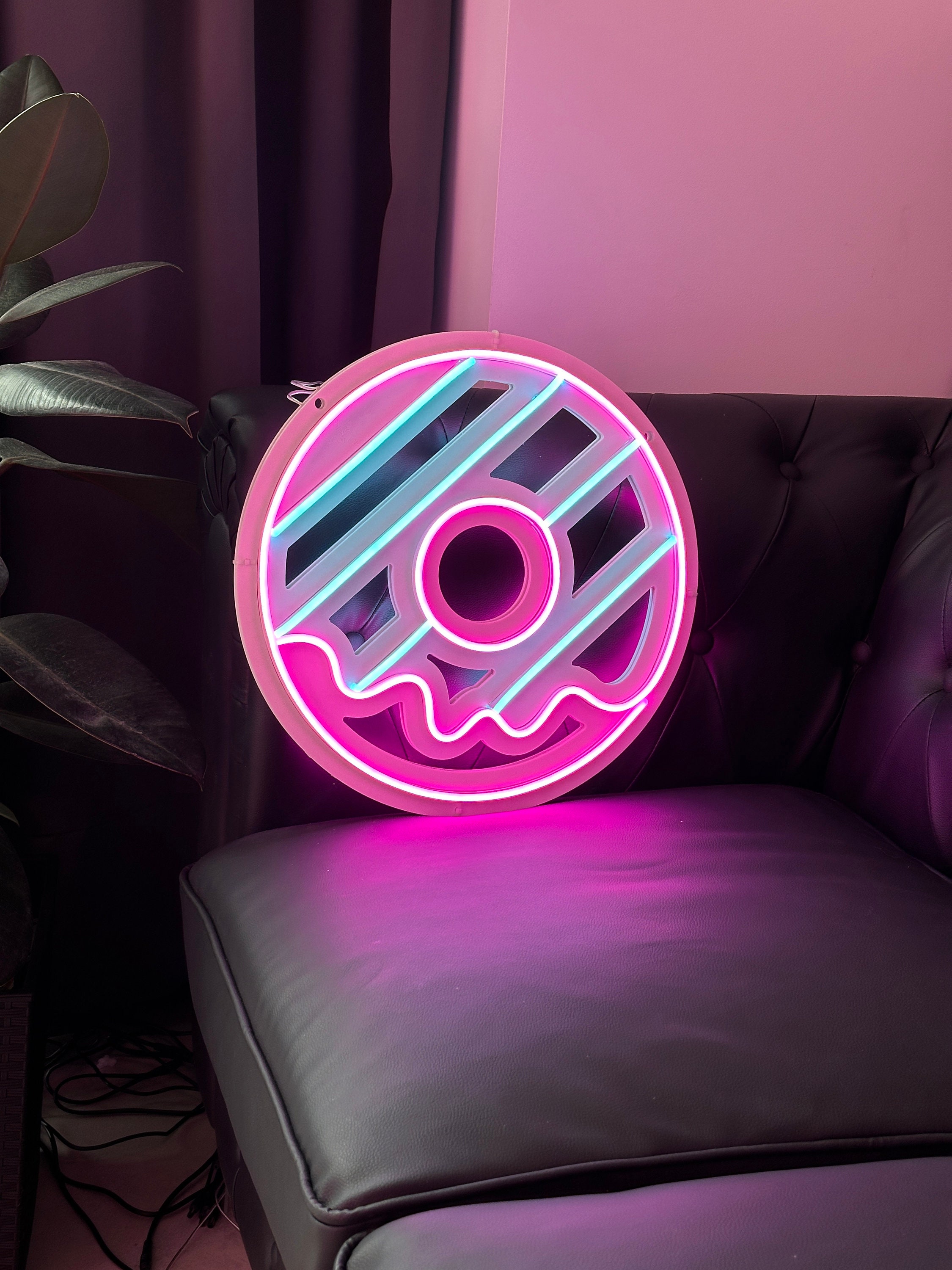 Donuts Neon Sign Wall Art Cake Neon Sign Sweet Donuts Sign - Etsy