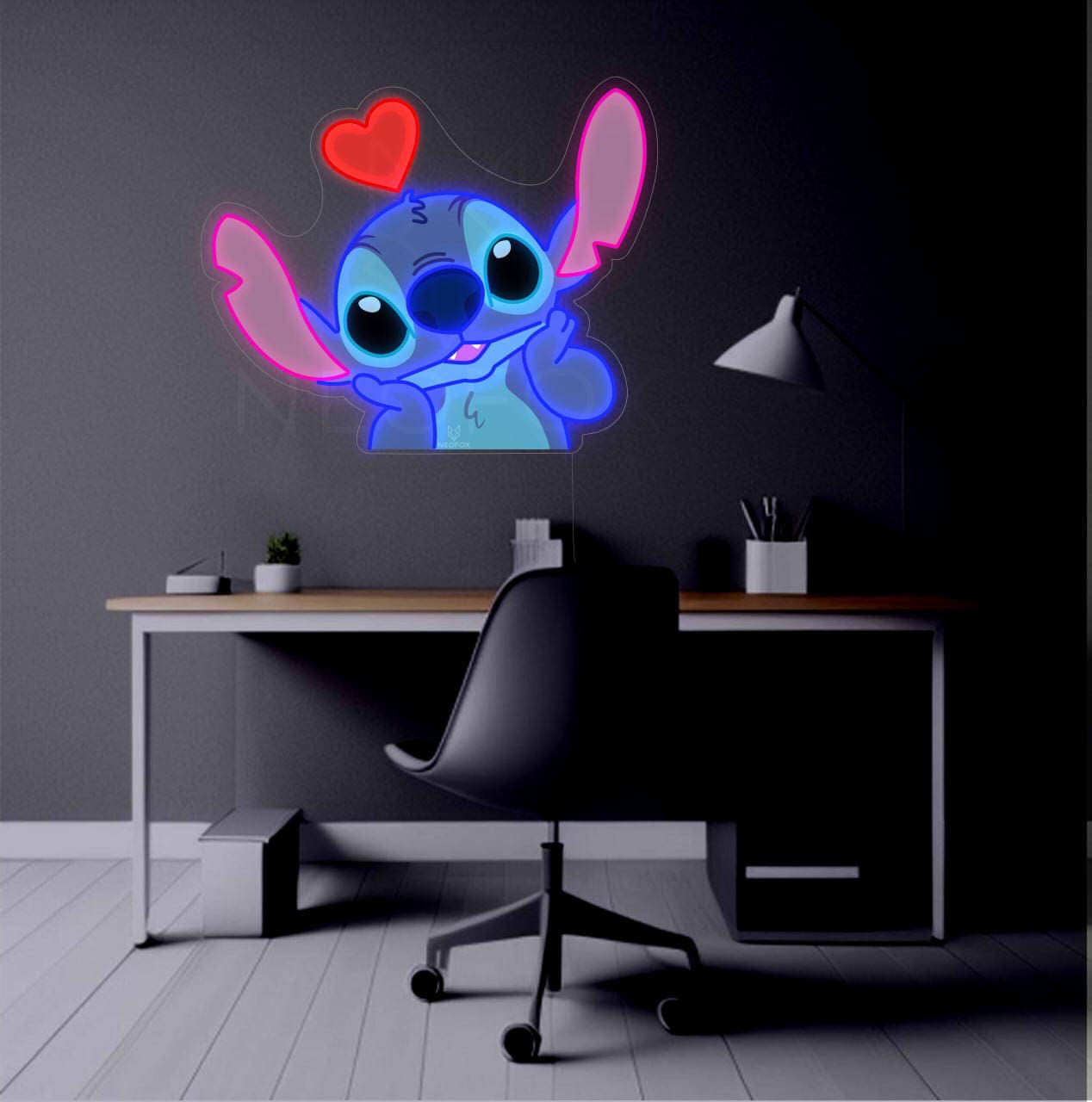 Characters From the Cartoons | Stitch Neon Sign | Wall Light | Sign ...