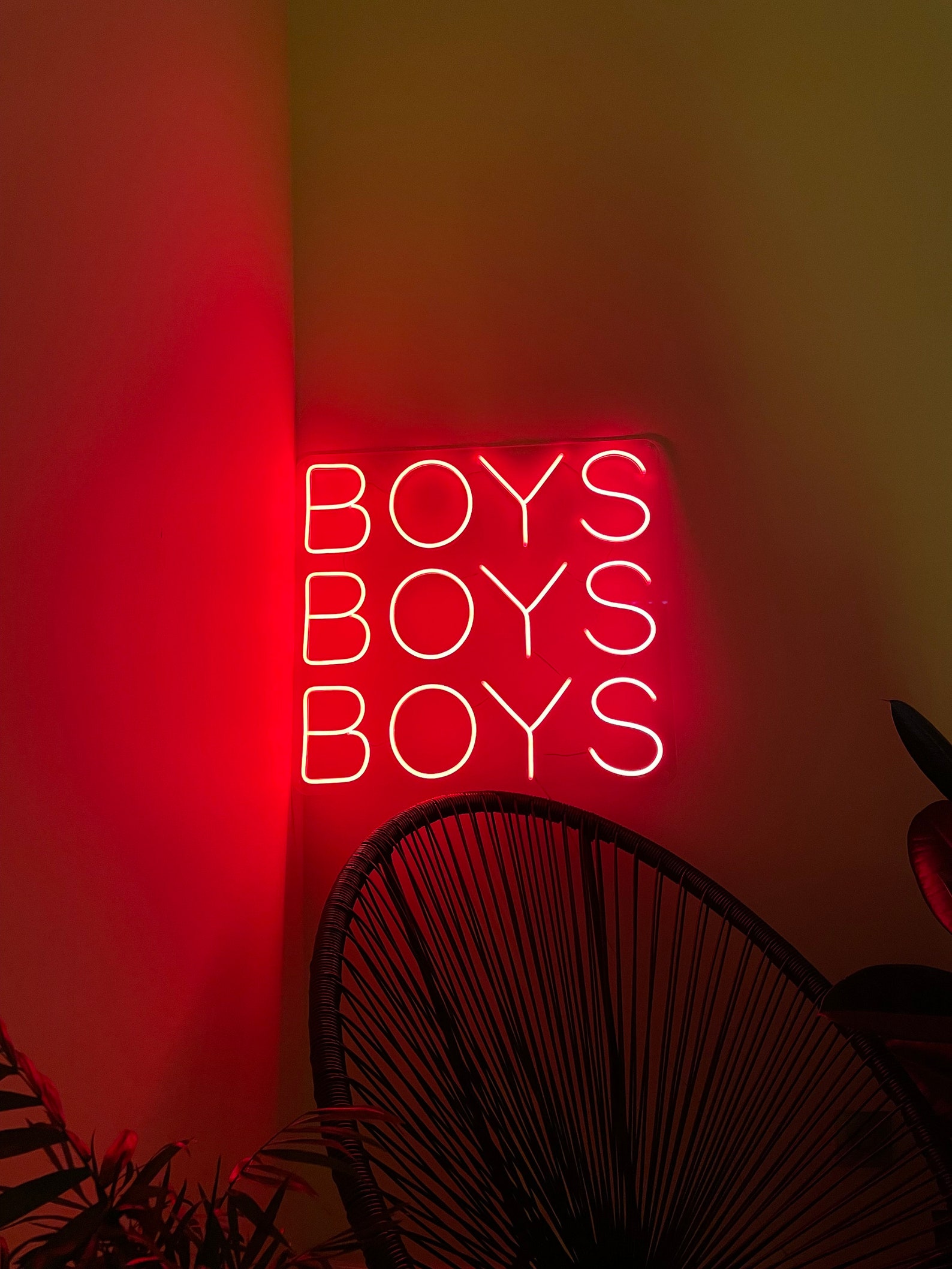 Boys Boys Boys Neon Sign | Boys Neon Sign | Nightclub Wall Led Decor ...